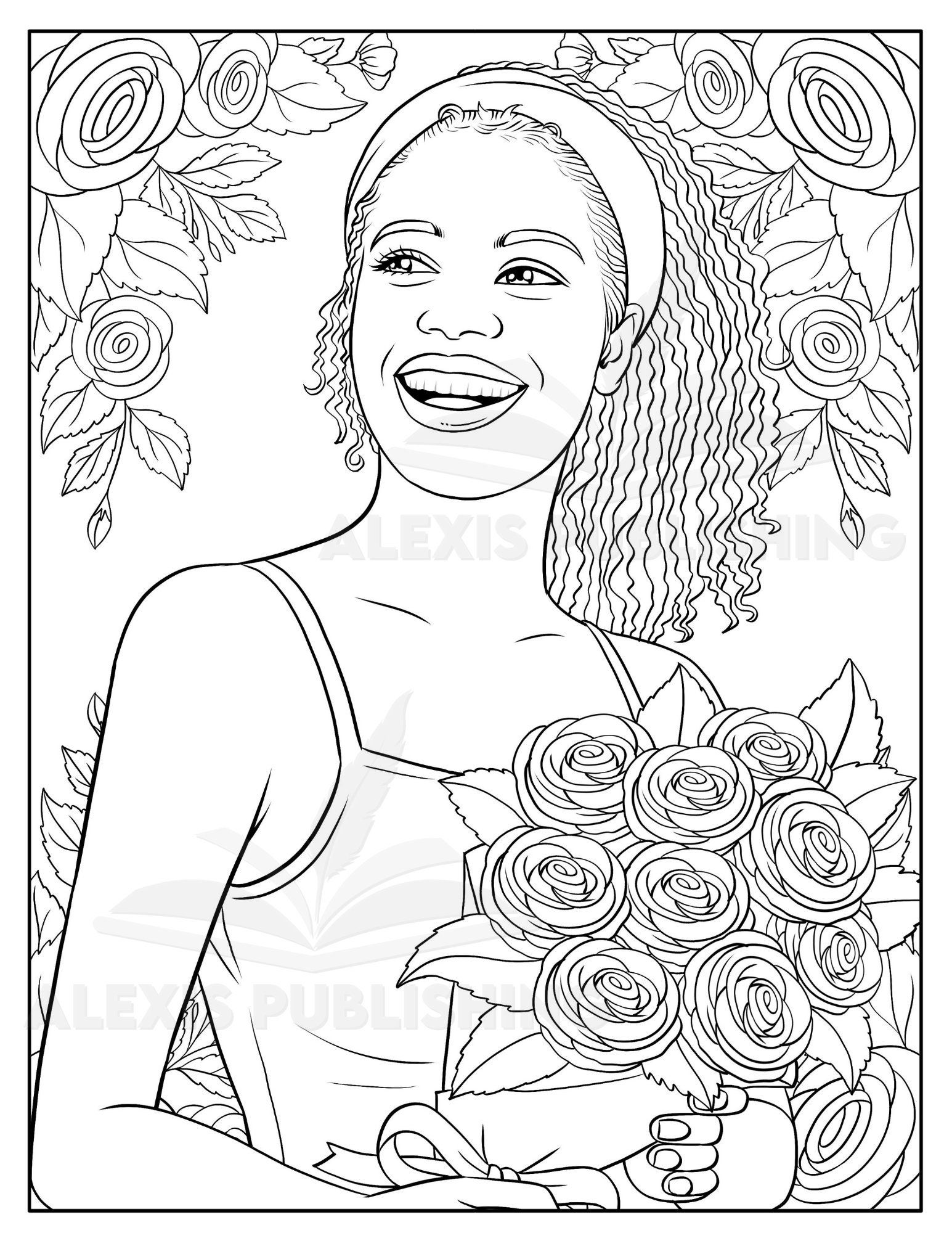 Melanin Girls Coloring Book: Stress Relieving Illustrations (PDF) - Etsy