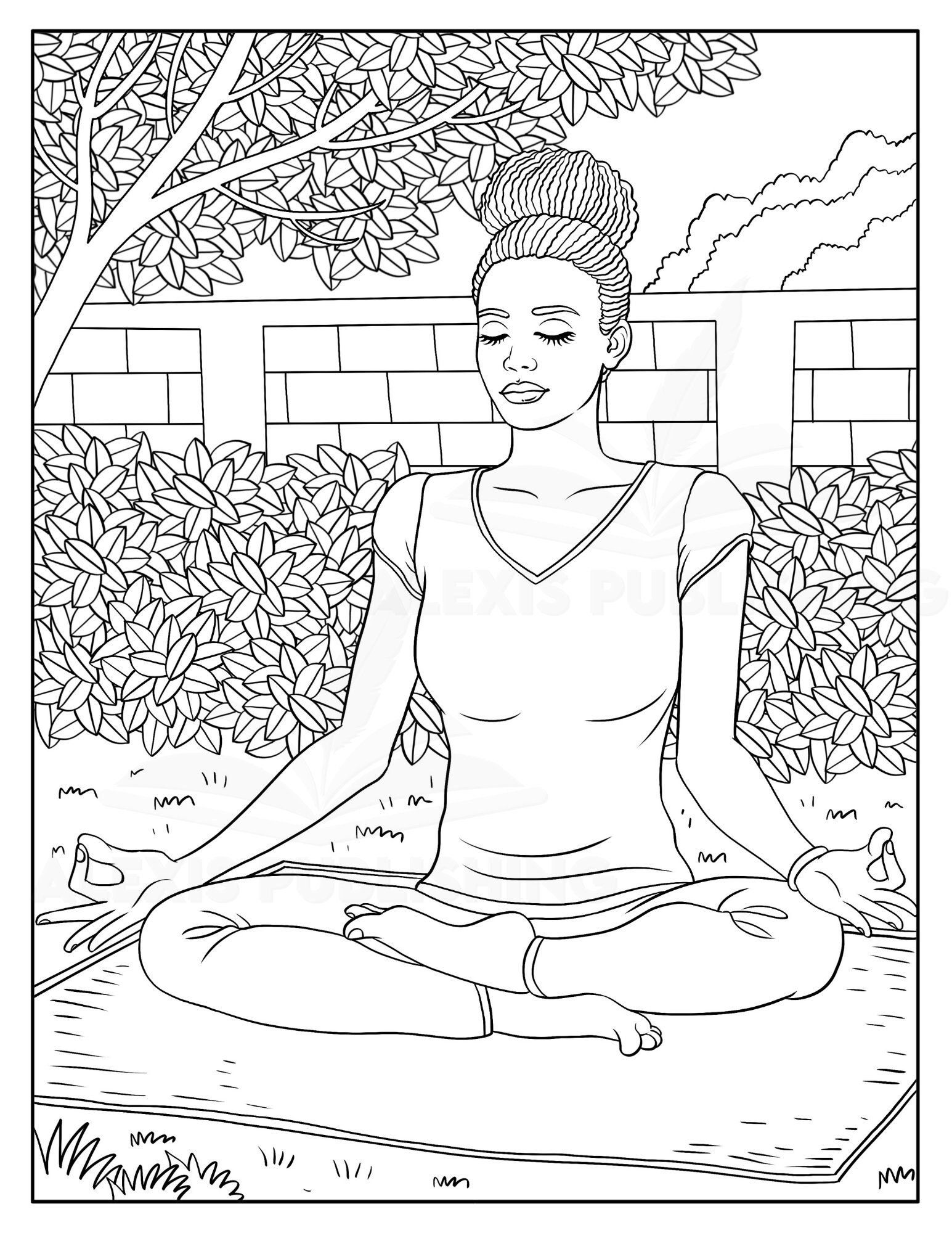 Adult Coloring Page instant Download, Beautiful Black Women, Printable ...