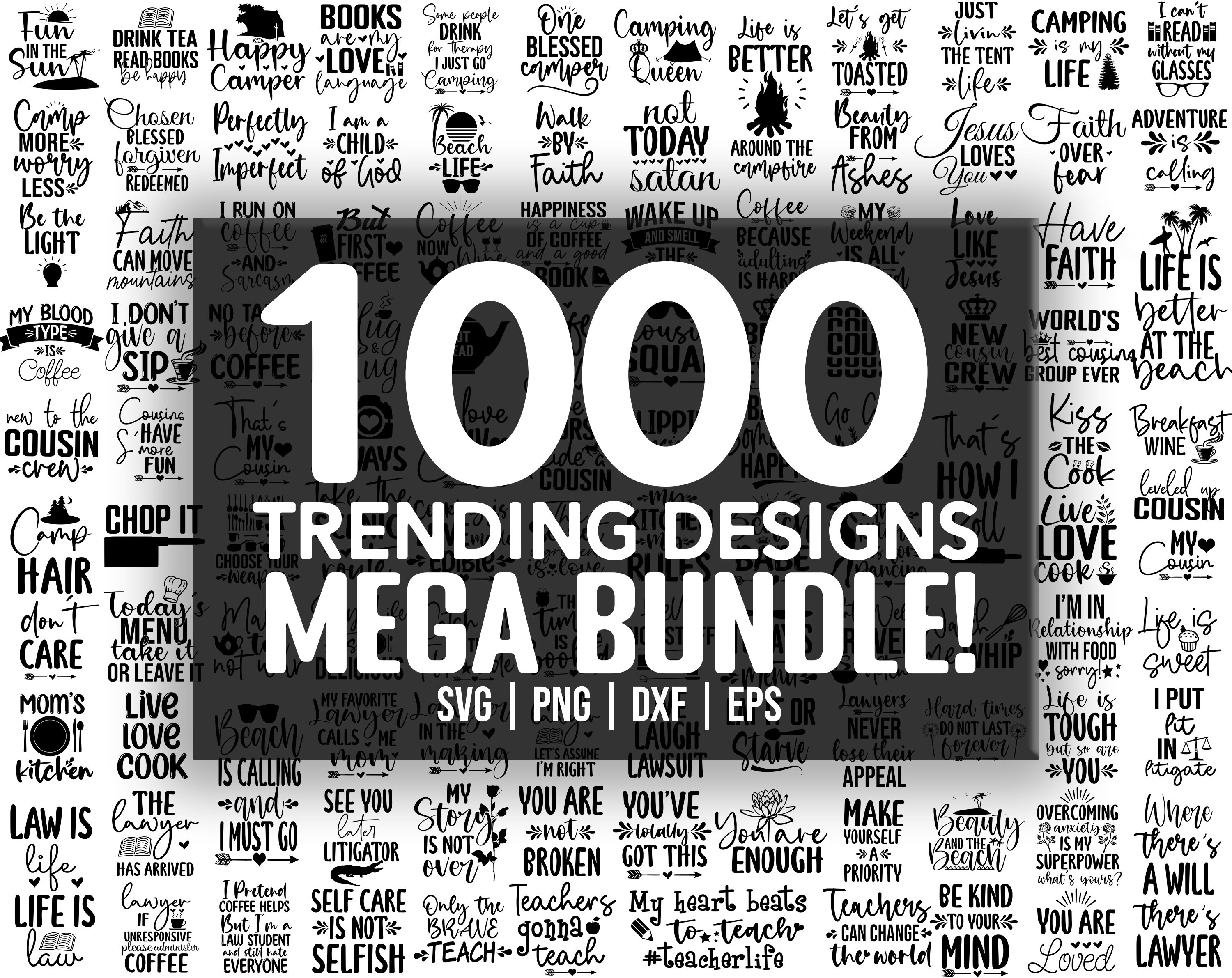 Big SVG Bundle Svg Files for Cricut Svg Files Svg Designs - Etsy Ireland