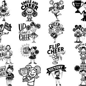 100+ Cheer Leader Quote SVG Bundle, Instant Digital Download, PNG, SVG ...