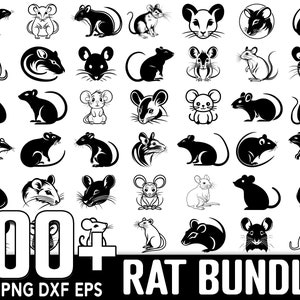 100+ Rat SVG Bundle, Instant Digital Download, PNG, SVG Cut Files - Etsy