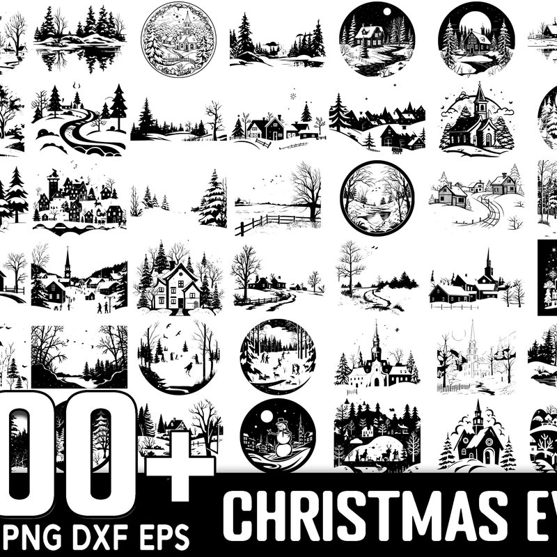 Christmas Eve Clip Art - Etsy