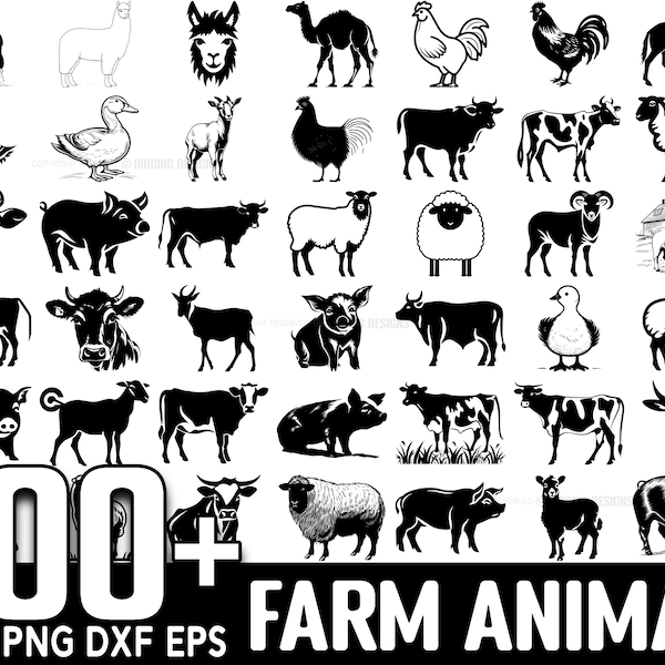 Animal Svg - Etsy