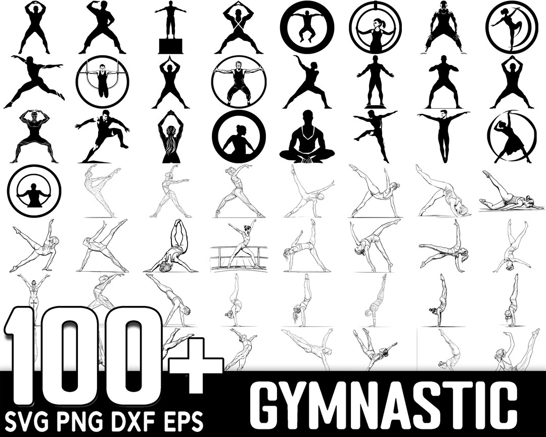 Gymnastic SVG Bundle,instant Digital Download, PNG, SVG Cut Files - Etsy