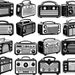 100+ Vintage Radio SVG Bundle,instant Digital Download, PNG, SVG Cut ...