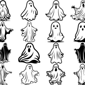 100+ Ghost SVG Bundle, Instant Digital Download, PNG, SVG Cut Files - Etsy