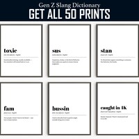 Gen Z / Gen Alpha Classroom Posters - Etsy UK