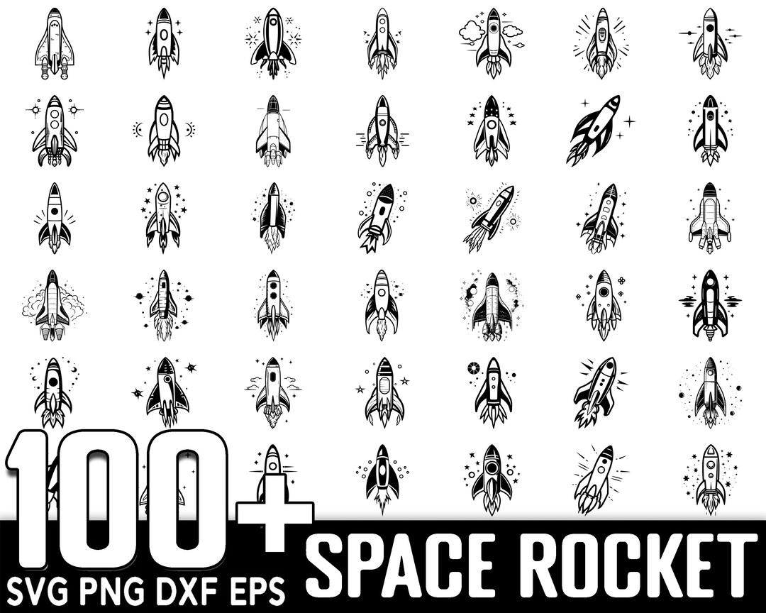 100+ Rocket SVG Bundle, Instant Digital Download, PNG, SVG Cut Files - Etsy