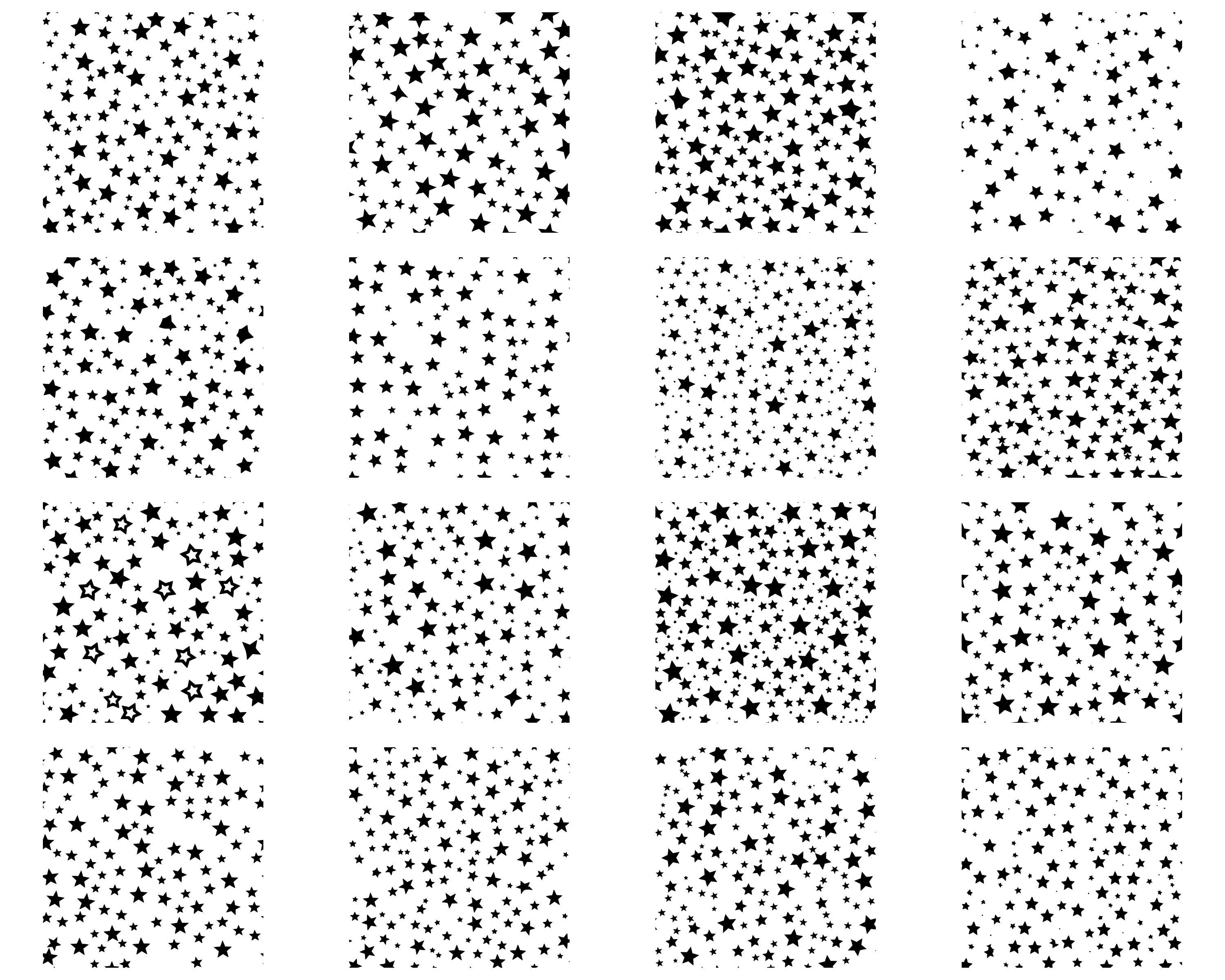 100+ Stars Seamless Pattern SVG Bundle (digital Download) - Etsy