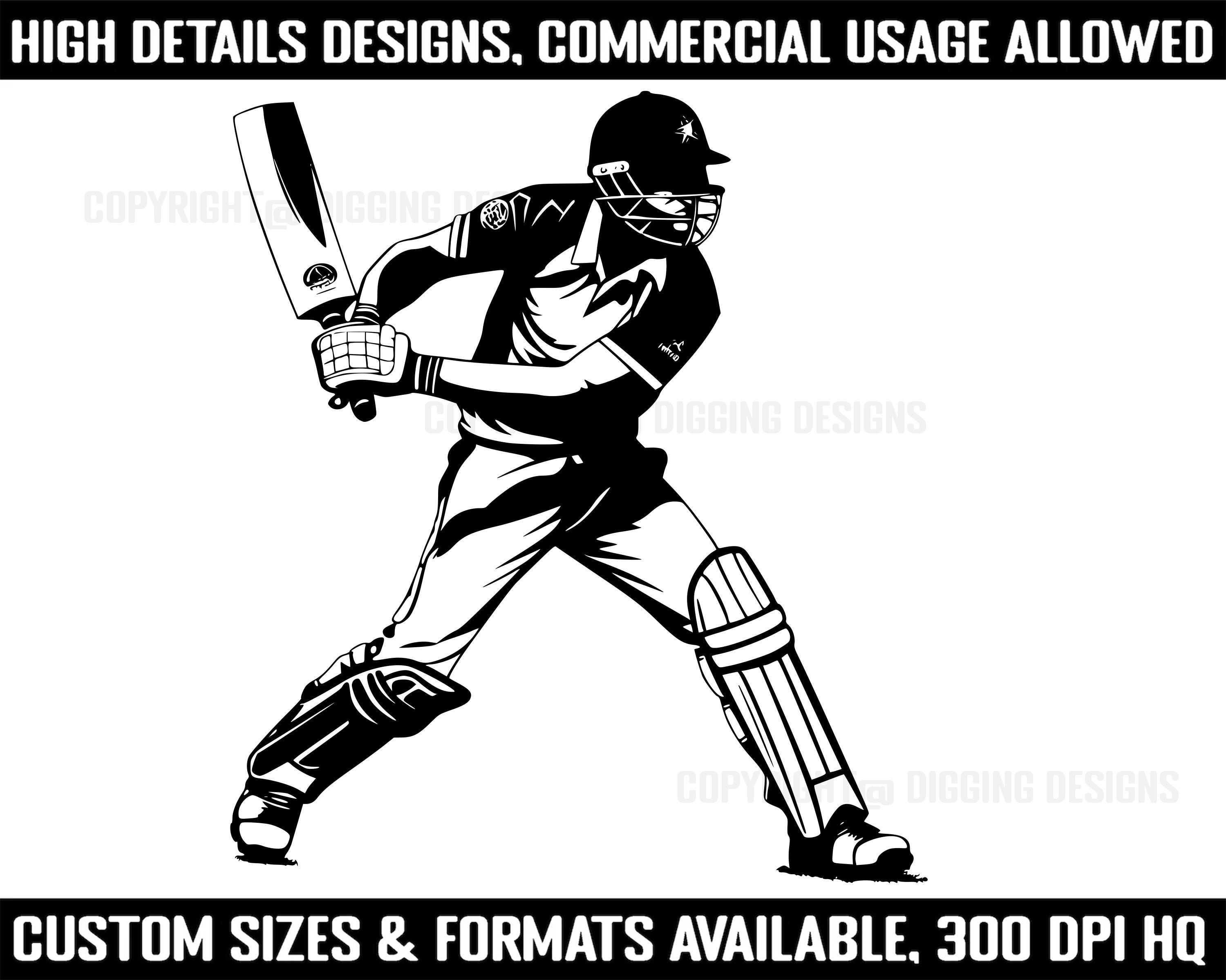 100+ Cricket SVG Bundle, Instant Digital Download, PNG, SVG Cut Files ...
