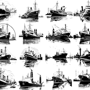 100+ Port Scene SVG Bundle, Instant Digital Download, PNG, SVG Cut ...