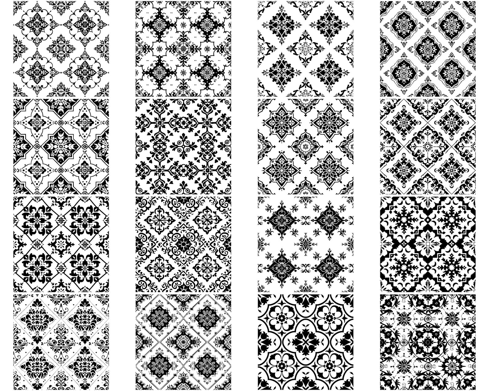 100+ Persian Rug Art Seamless Patterns: SVG Bundle (digital Download ...