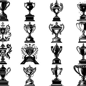 100+ Trophy SVG Bundle, Instant Digital Download, PNG, SVG Cut Files - Etsy