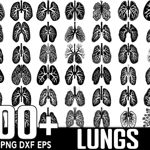Lung Svg - Etsy