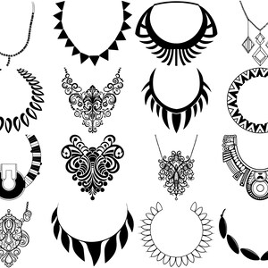 100+ Necklace SVG Bundle, Instant Digital Download, PNG, SVG Cut Files ...