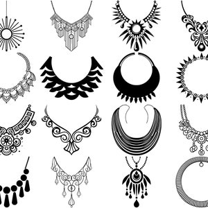 100+ Necklace SVG Bundle, Instant Digital Download, PNG, SVG Cut Files ...