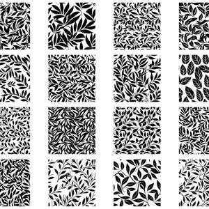 100+ Leaves Seamless Pattern SVG Bundle, Instant Digital Download, PNG ...