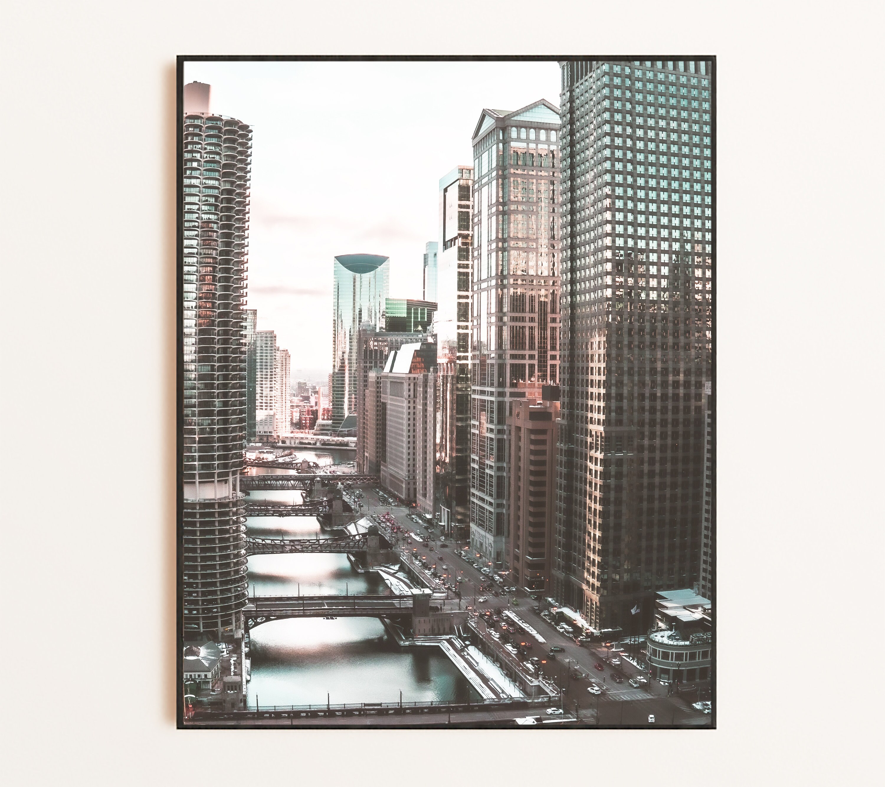 Chicago Prints Chicago Poster Chicago City Prints Chicago | Etsy