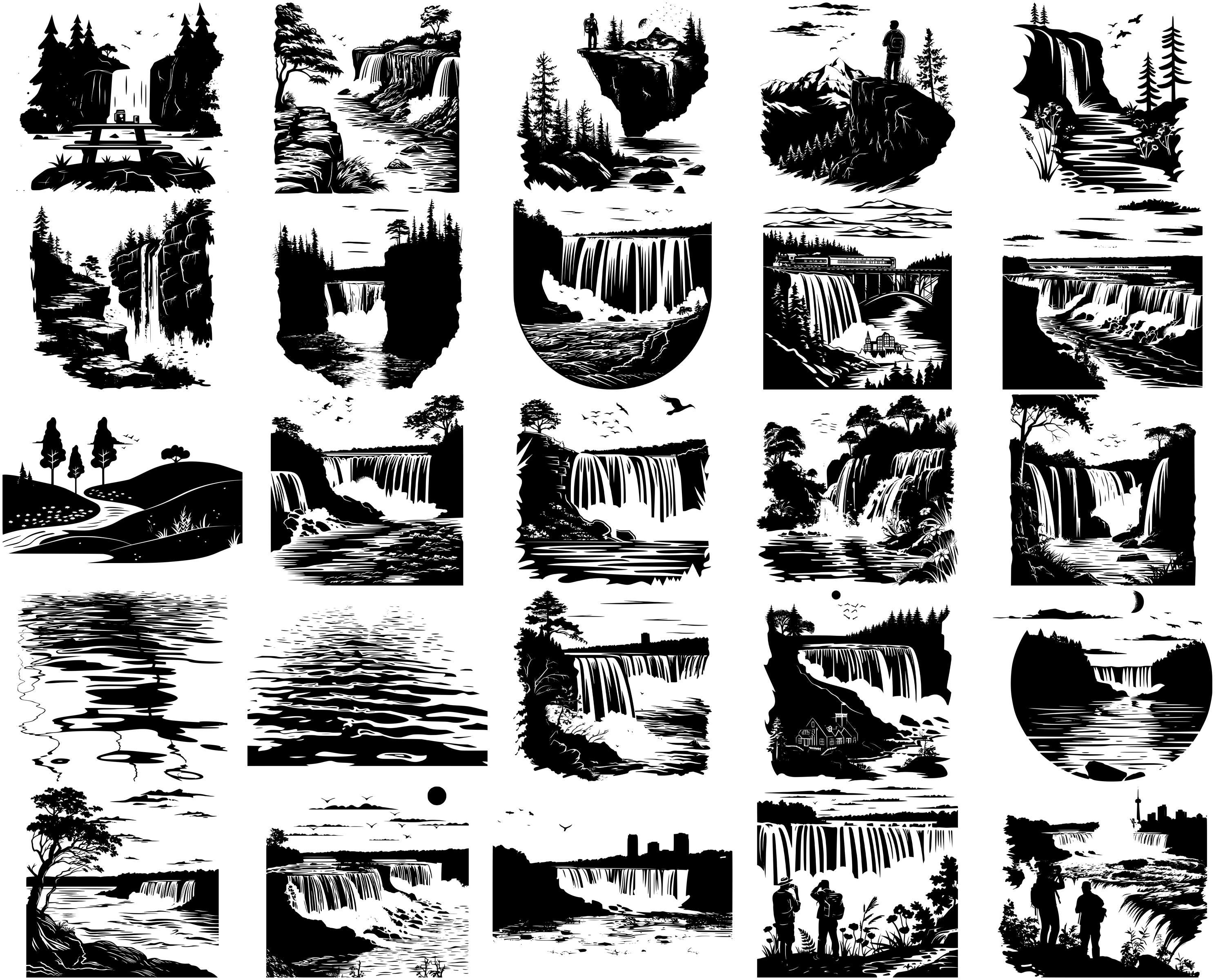 Niagara Falls SVG Bundle,instant Digital Download, PNG, SVG Cut Files ...