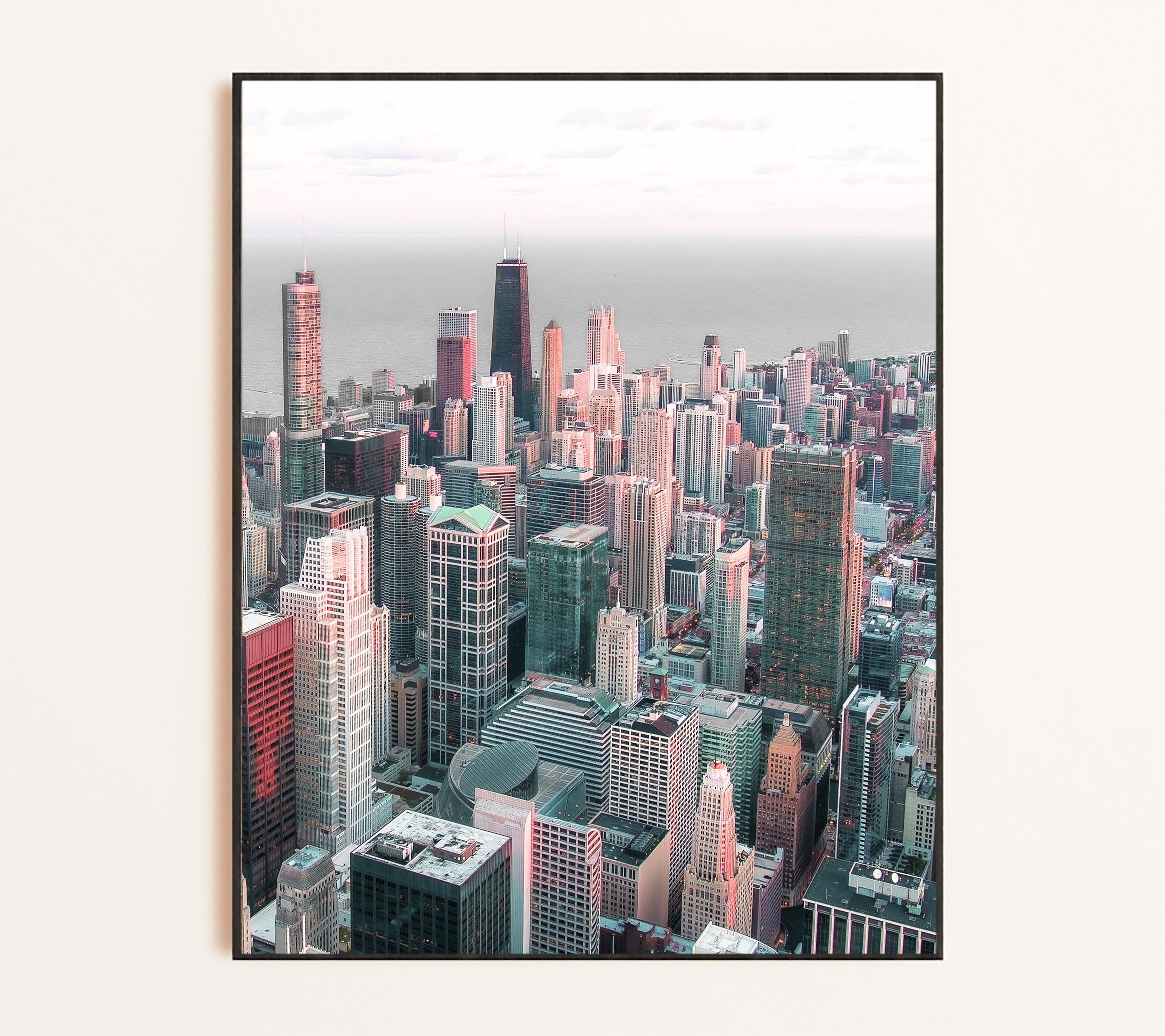Chicago Prints Chicago Poster Chicago City Prints Chicago | Etsy