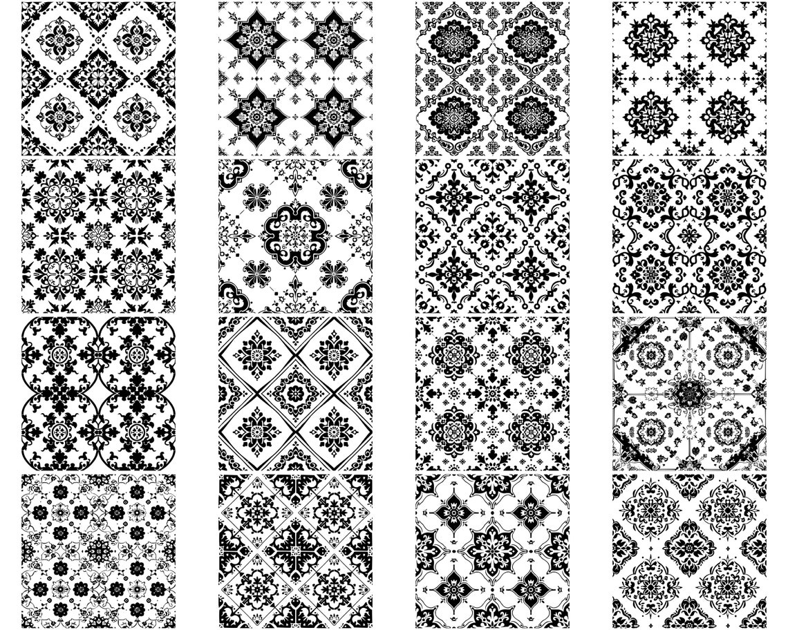100+ Persian Rug Art Seamless Patterns: SVG Bundle (digital Download ...
