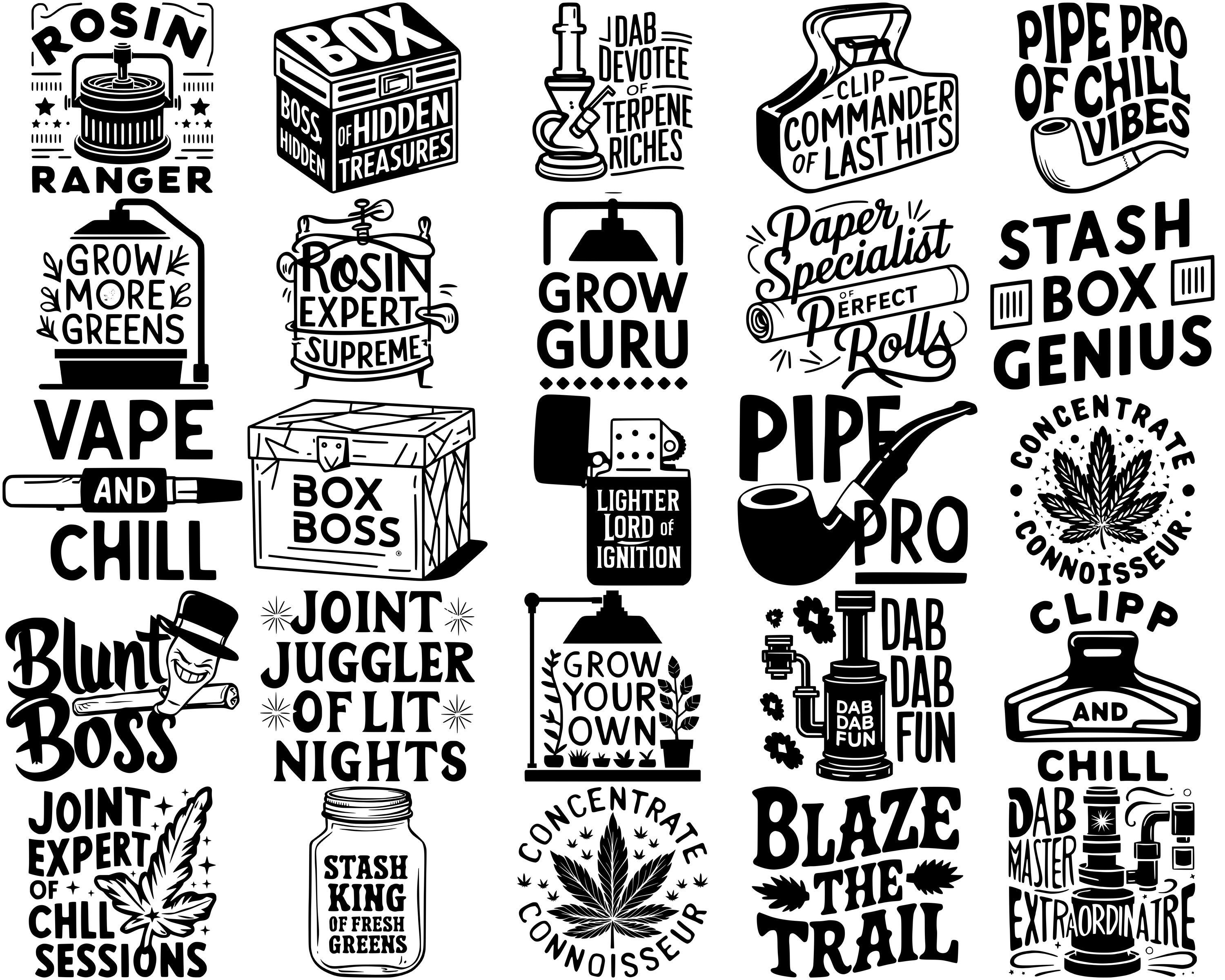 100+ Weed Quotes SVG Bundle, Instant Digital Download, PNG, SVG Cut ...