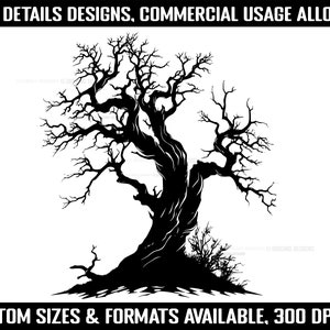 100+ Haunted Tree SVG Bundle, Instant Digital Download, PNG, SVG Cut ...