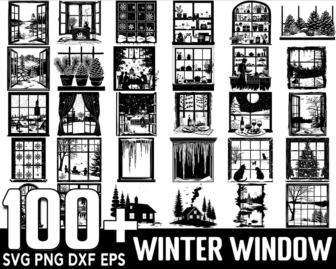Winter Wonderland SVG Bundle,instant Digital Download, PNG, SVG Cut ...