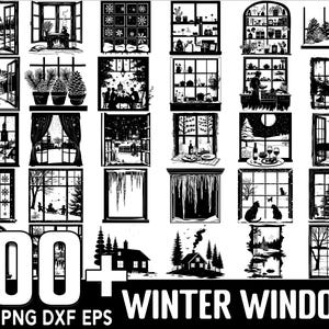 Winter Wonderland SVG Bundle,instant Digital Download, PNG, SVG Cut ...