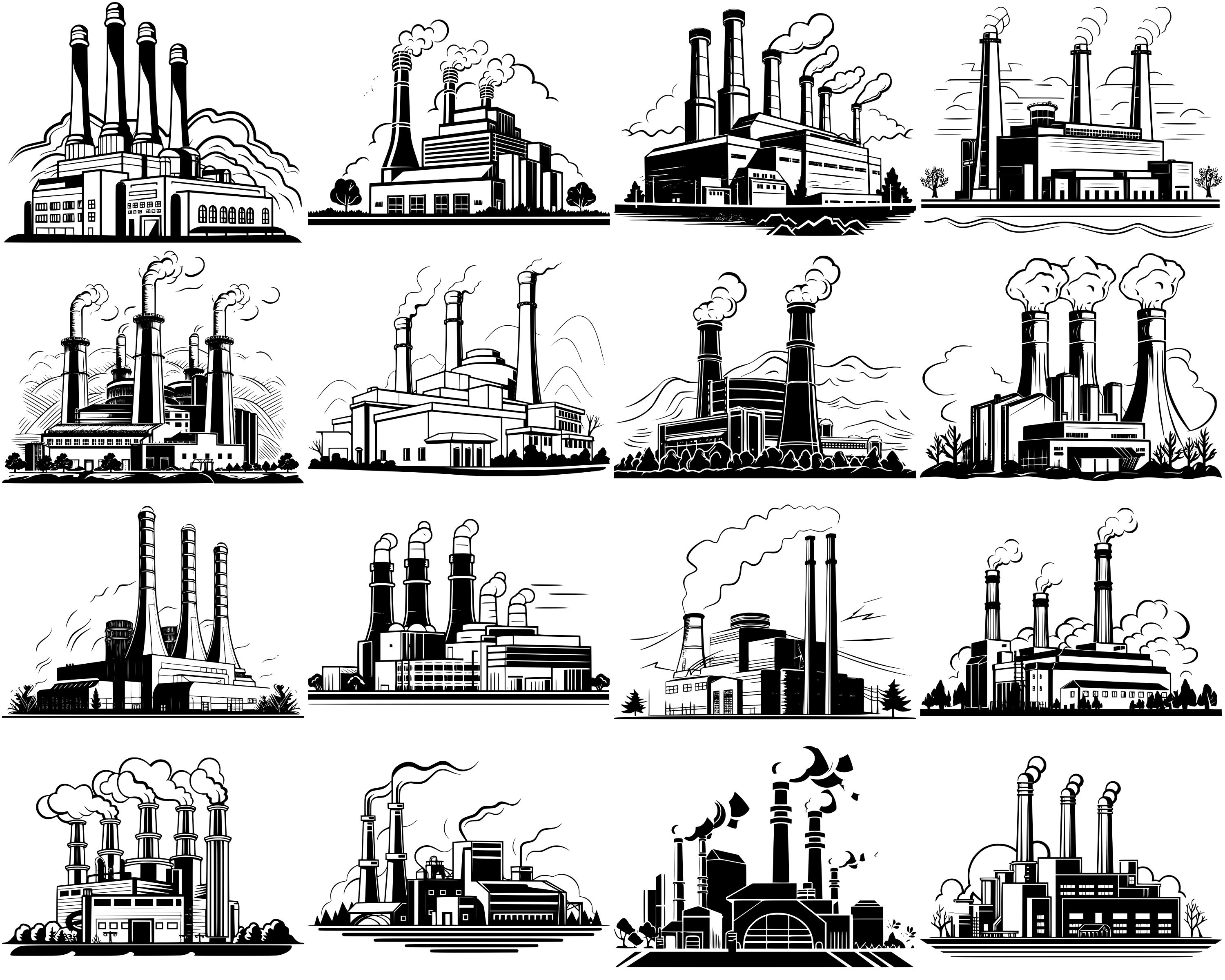 100+ Power Plant SVG Bundle, Instant Digital Download, PNG, SVG Cut ...