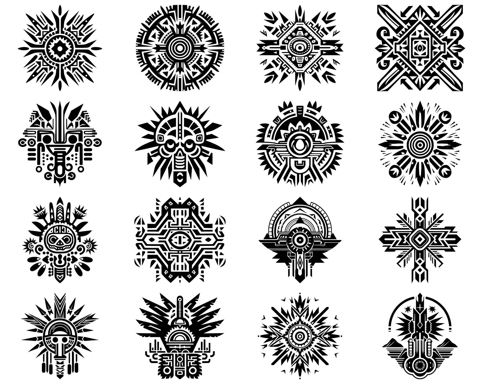 100 Southwestern Elements SVG Bundle, Instant Digital Download, PNG ...