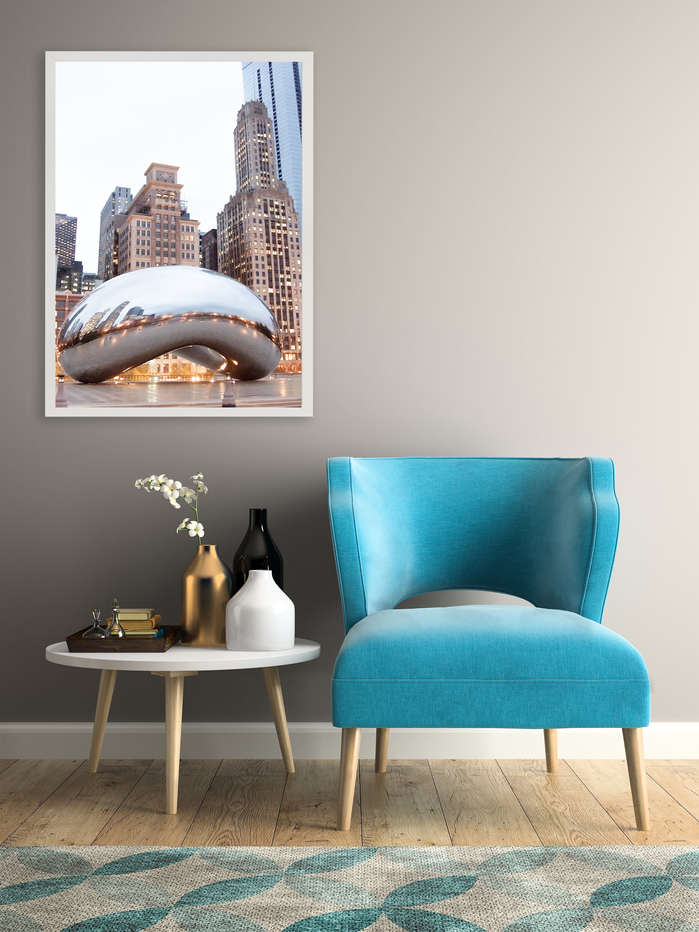 Chicago Prints Chicago Poster Chicago City Prints Chicago | Etsy