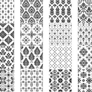 100+ Embroidered Seamless Pattern SVG Bundle, Instant Digital Download ...