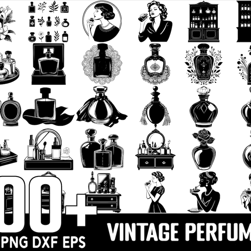 Perfume Bottle Svg - Etsy