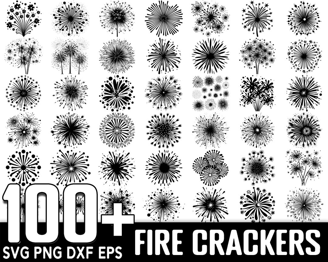 100+ Fire Cracker SVG Bundle,instant Digital Download, PNG, SVG Cut ...