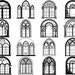 100 Window SVG Bundle, Instant Digital Download, PNG, SVG Cut Files ...