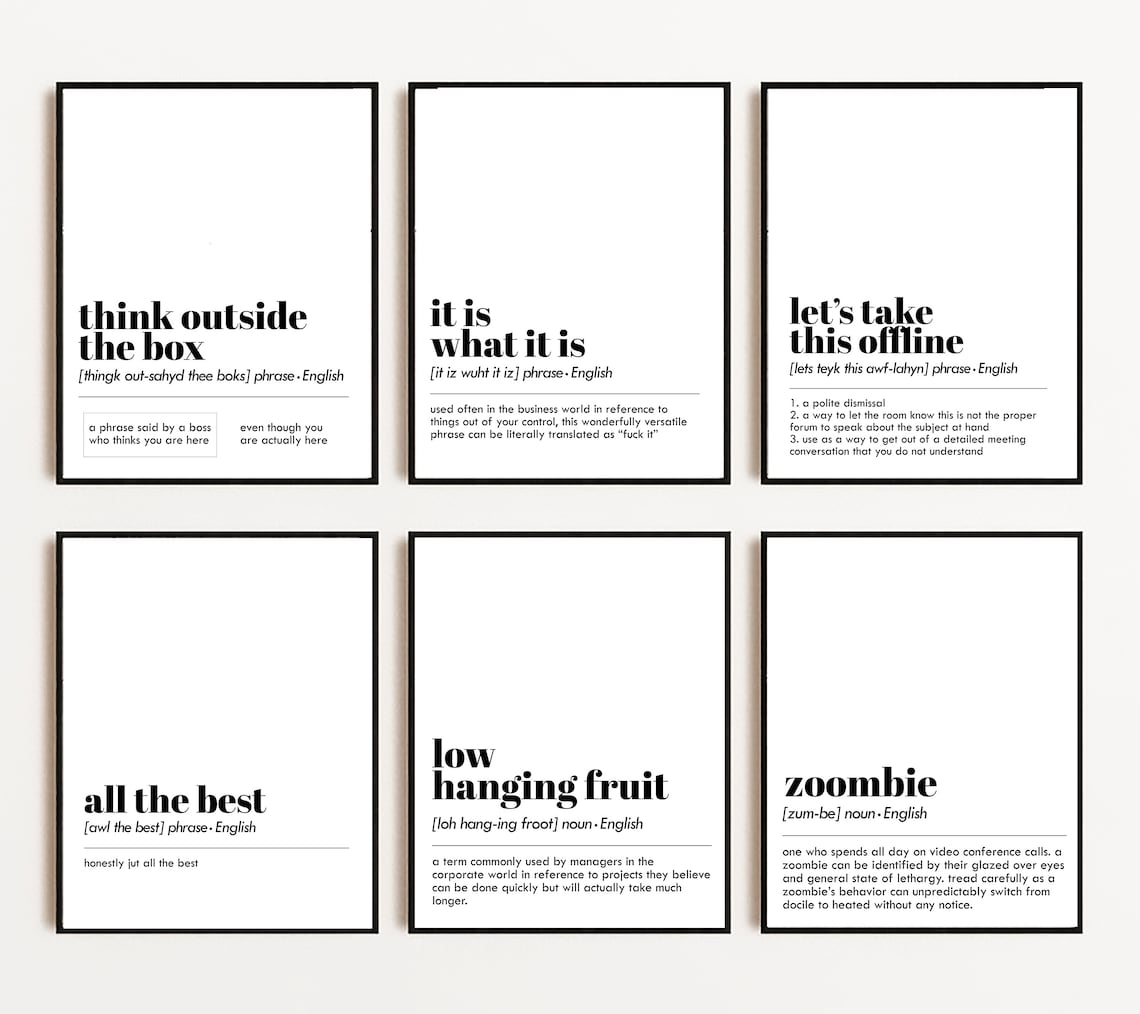 Office Wall Art Set 50 PRINTABLES Home Office Decor Mega - Etsy Australia