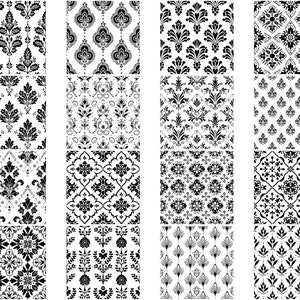 100+ Embroidered Seamless Pattern SVG Bundle, Instant Digital Download ...