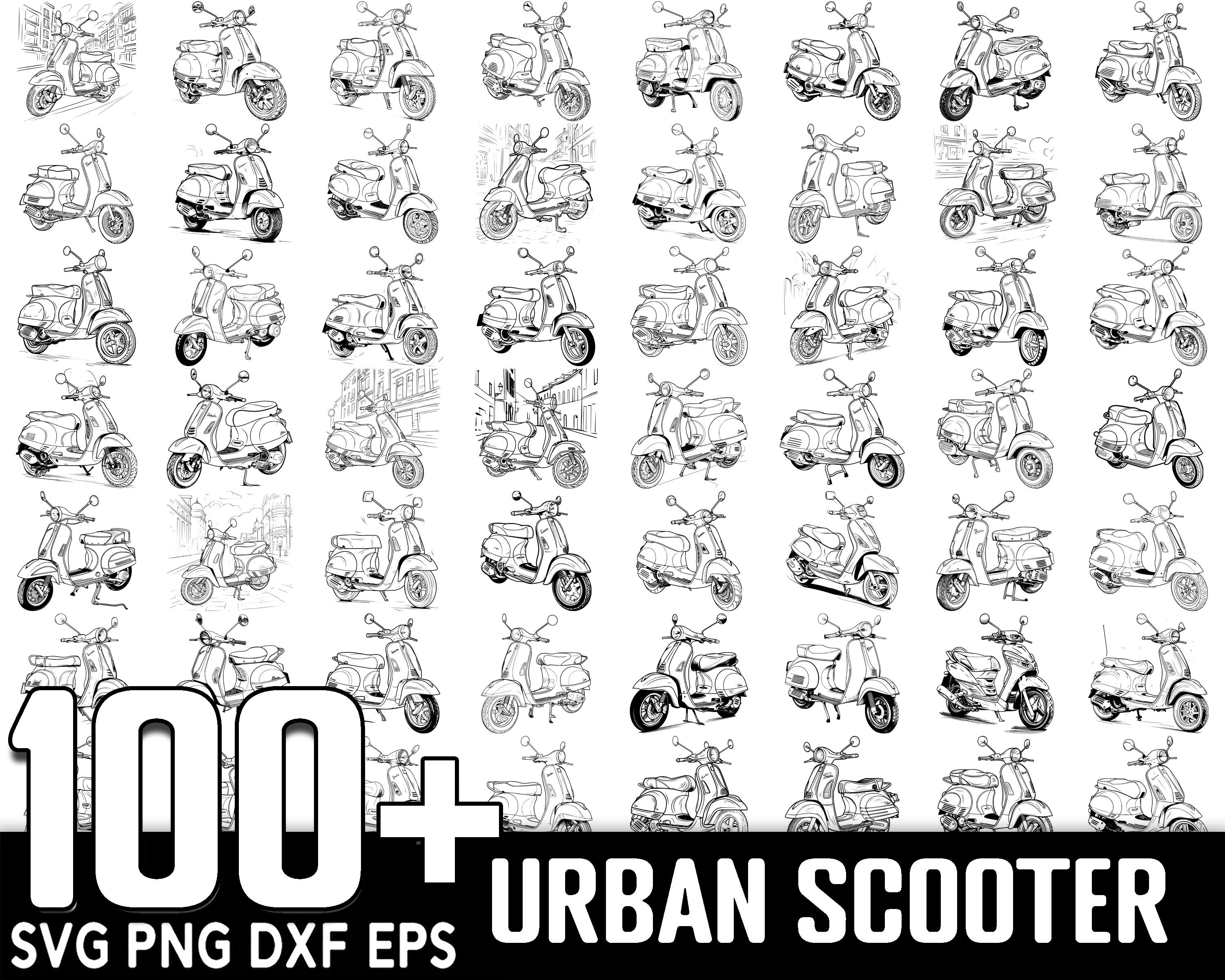 Scooter SVG Bundle,instant Digital Download, PNG, SVG Cut Files - Etsy