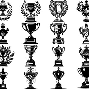 100 Trophy SVG Bundle, Instant Digital Download, PNG, SVG Cut Files - Etsy