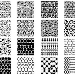 100+ Honeycomb Seamless Pattern SVG Bundle, Instant Digital Download ...