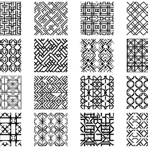 100+ Grid Seamless Pattern SVG Bundle, Instant Digital Download, PNG ...