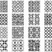 100+ Grid Seamless Pattern SVG Bundle, Instant Digital Download, PNG ...