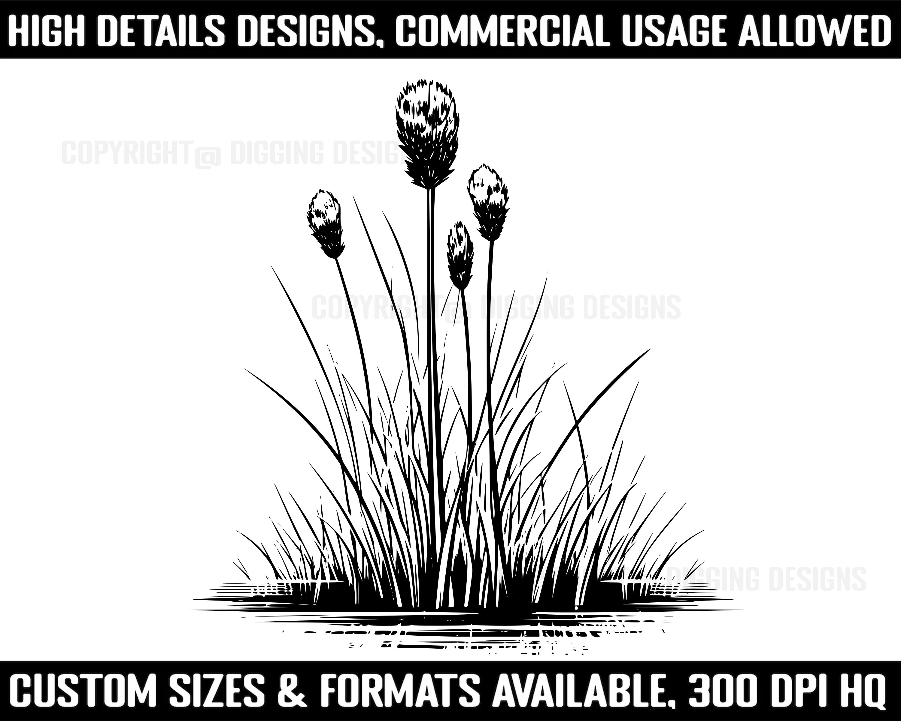 100+ Cattail Reed SVG Bundle, Instant Digital Download, PNG, SVG Cut ...