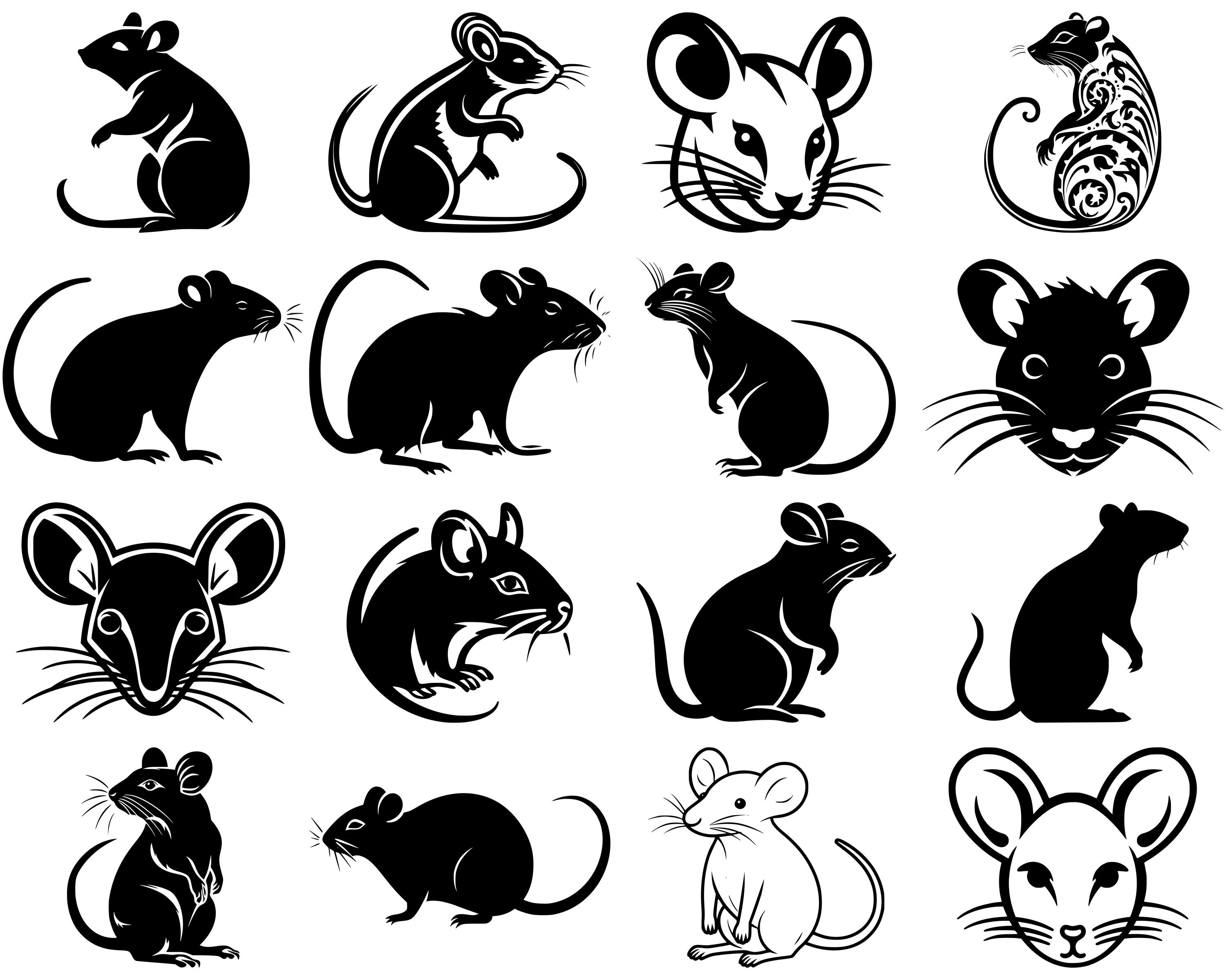 100+ Rat SVG Bundle, Instant Digital Download, PNG, SVG Cut Files - Etsy