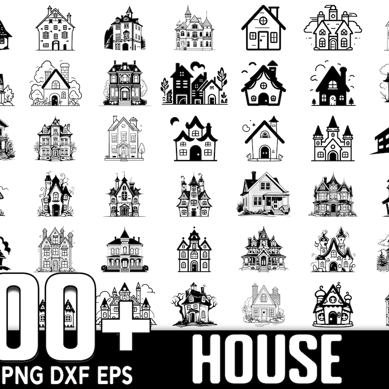 House Svg - Etsy