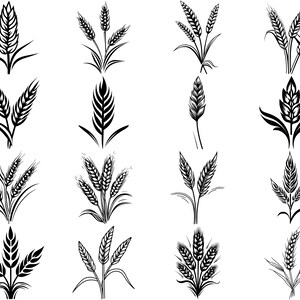100+ Wheat Grain SVG Bundle, Instant Digital Download, PNG, SVG Cut ...