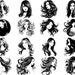 100+ Long Hair SVG Bundle, Instant Digital Download, PNG, SVG Cut Files ...