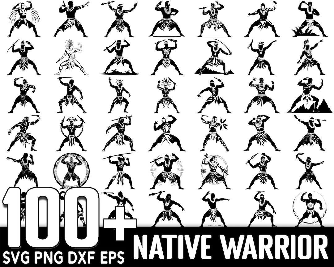 100+ Native Warrior SVG Bundle, Instant Digital Download, PNG, SVG Cut ...