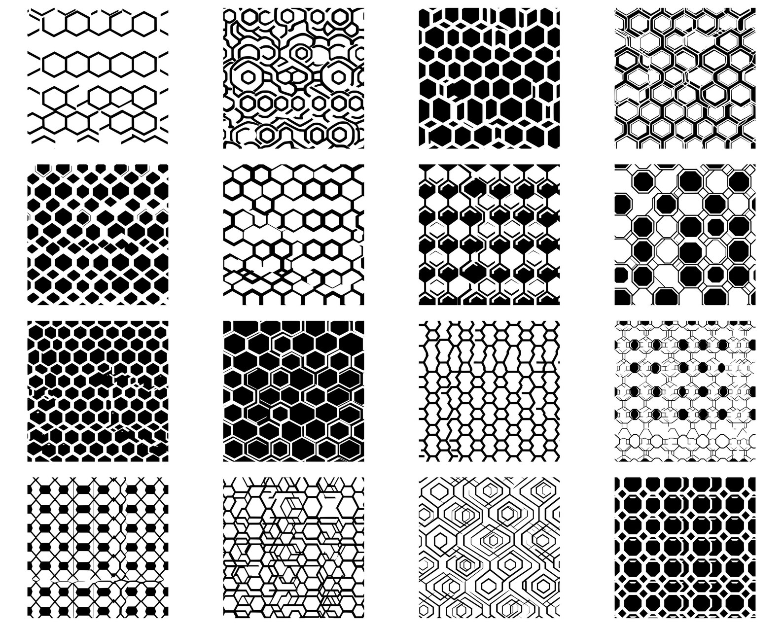 100+ Honeycomb Seamless Pattern SVG Bundle, Instant Digital Download ...